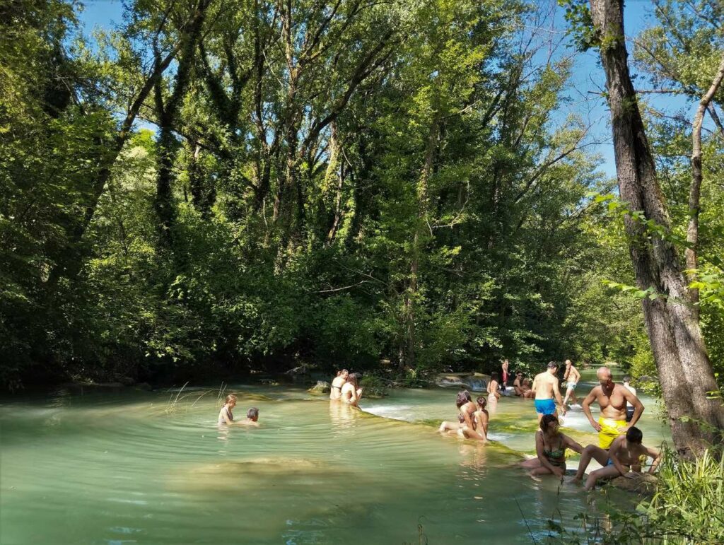 SentierElsa in der Toskana: Radtour, Baden und Spaziergang am Fluss Elsa